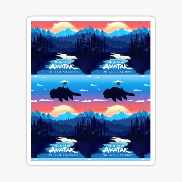 "Avatar the Last Airbender" Sticker for Sale by angleapounds | Redbubble