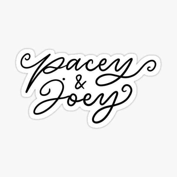 "Pacey & Joey " Sticker for Sale by cranberryrose22 | Redbubble
