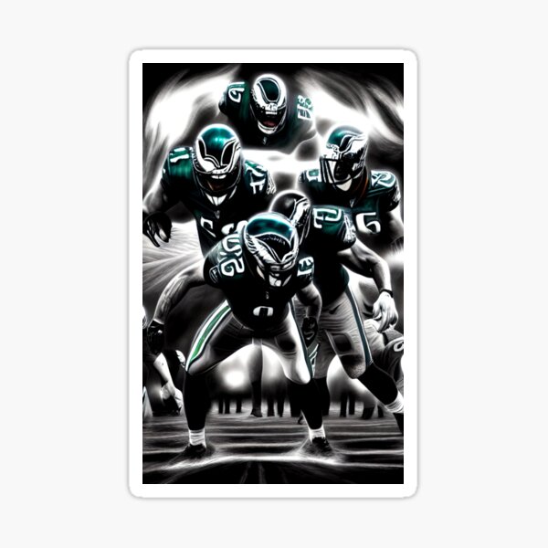 "philadelphia eagles team inspired design " Sticker for Sale by ...