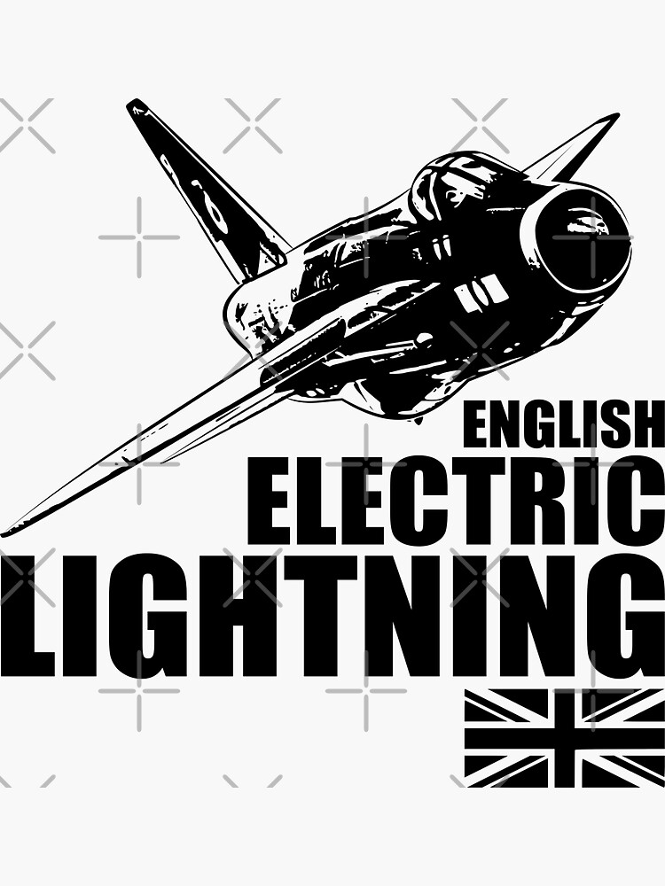 "English Electric Lightning" Sticker for Sale by StrongVlad | Redbubble