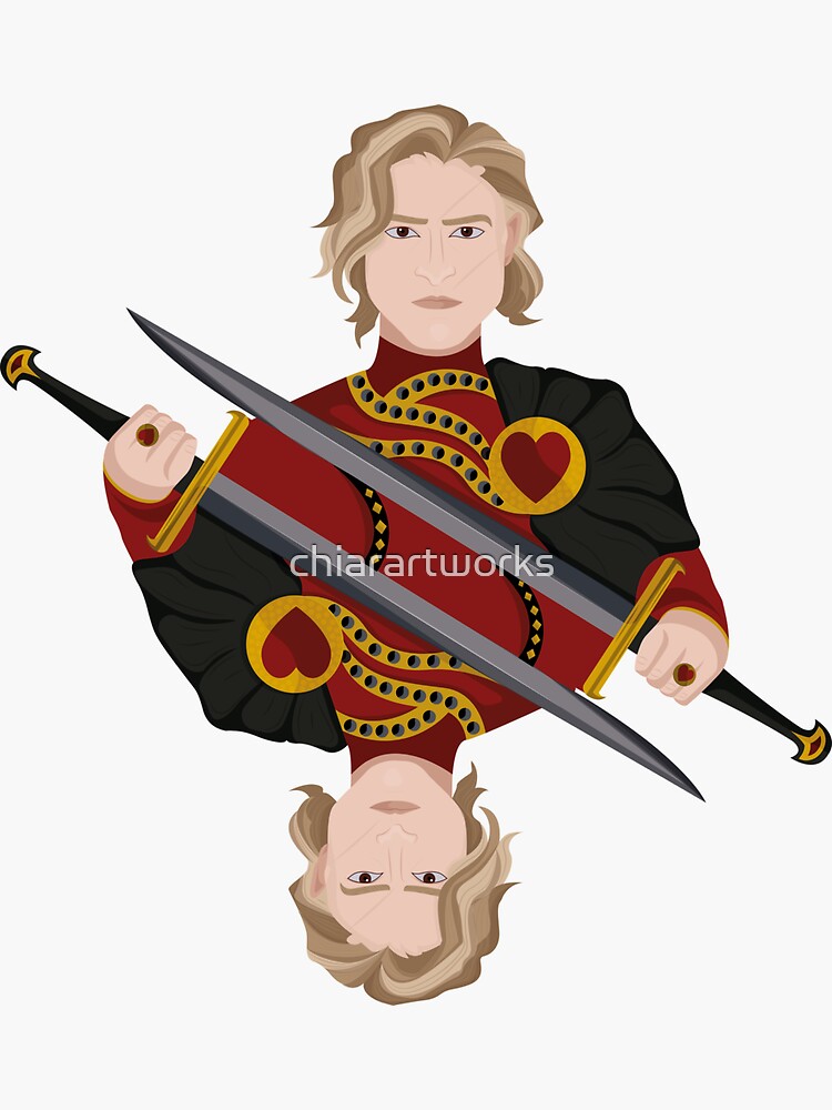 "Heart Jack" Sticker for Sale by chiarartworks | Redbubble