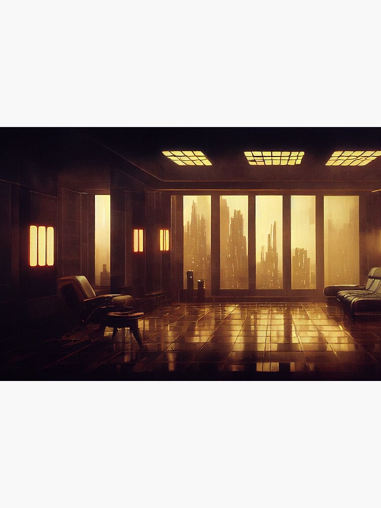 "Blade Runner Inspired Apartment Art" Sticker for Sale by NianderQuinn ...