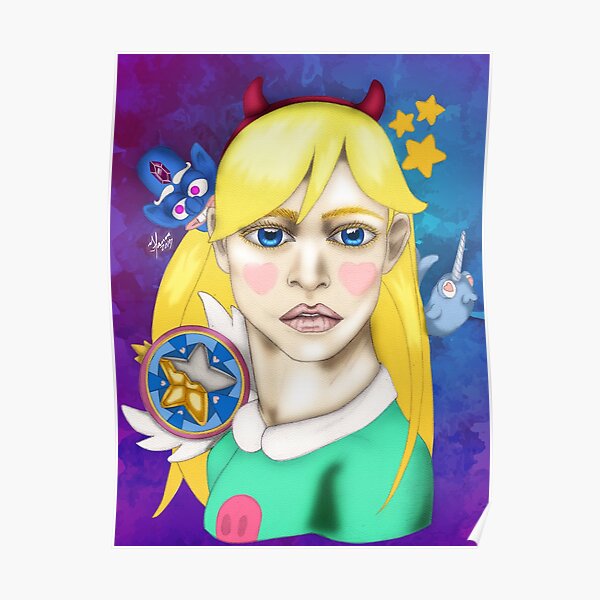 "Star Butterfly" Poster by gerardocanova | Redbubble