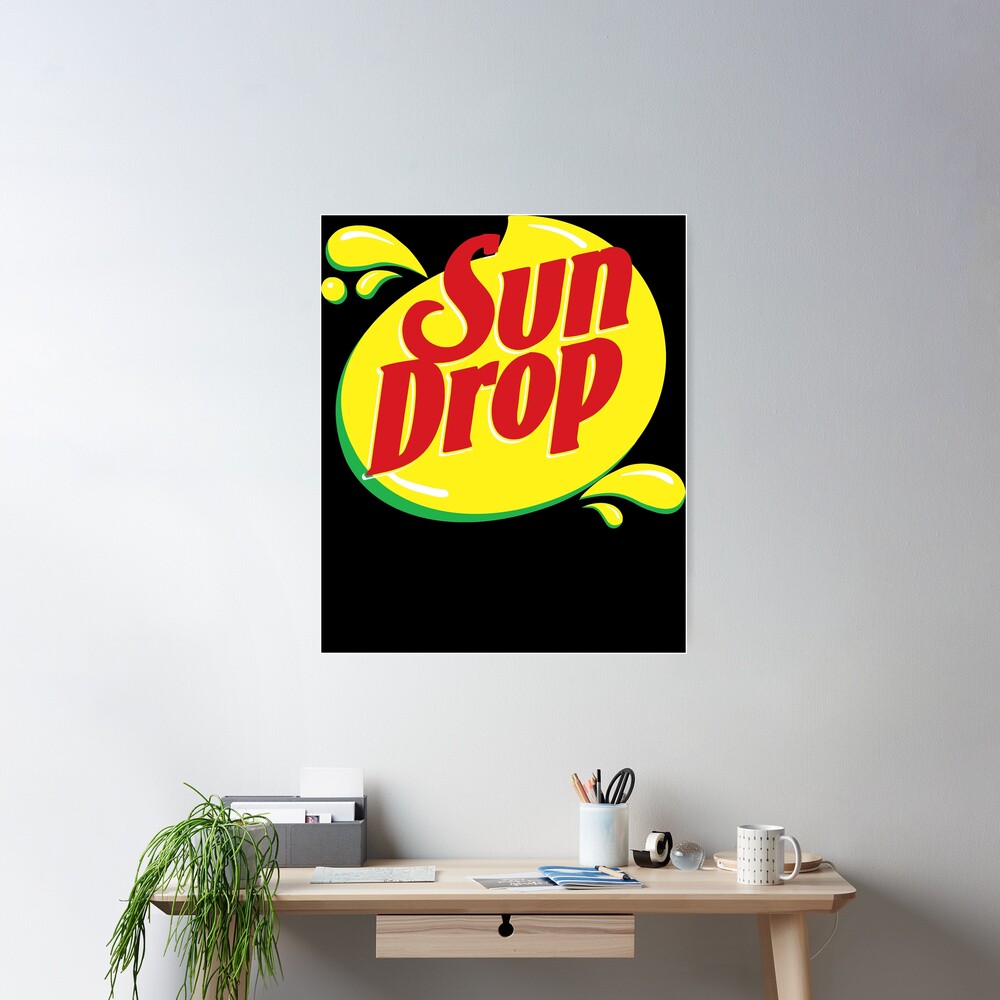 Printable Sun Drop Logo