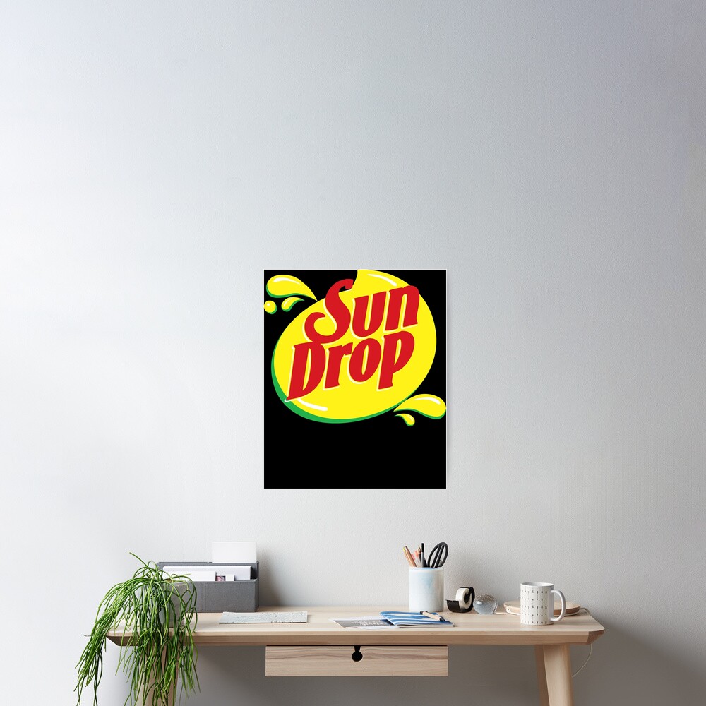 "Modern Sundrop Logo" Poster for Sale by Donavenwolfe | Redbubble