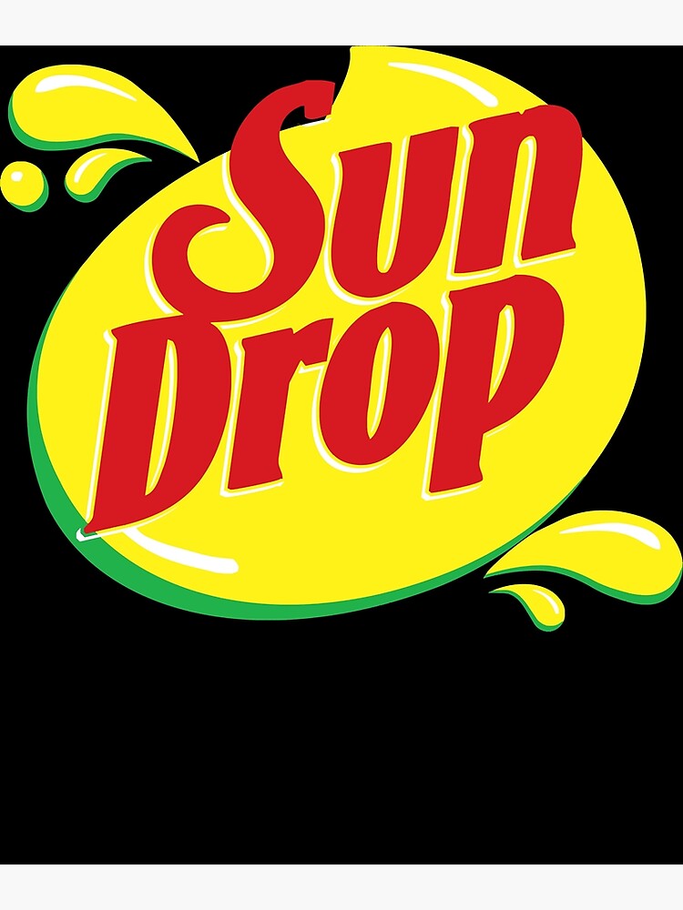 "Modern Sundrop Logo" Poster for Sale by Donavenwolfe | Redbubble