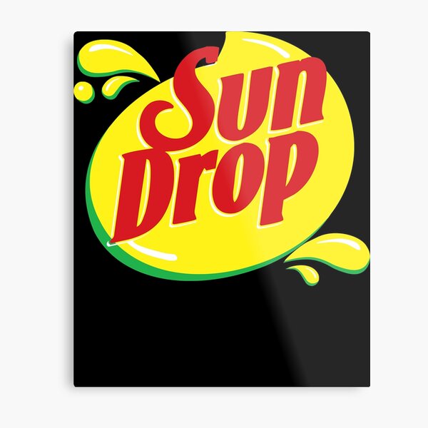 "Modern Sundrop Logo" Metal Print for Sale by Donavenwolfe | Redbubble