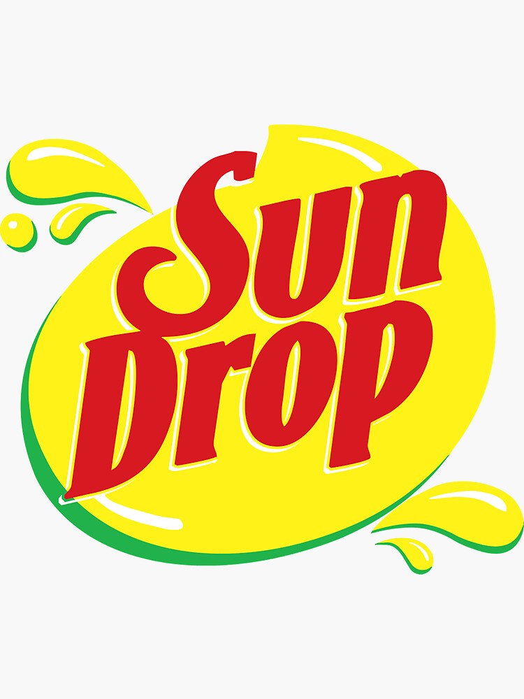"Modern Sundrop Logo" Sticker for Sale by Donavenwolfe | Redbubble