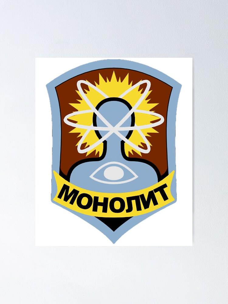 "Monolith Faction Logo STALKER (S.T.A.L.K.E.R.)" Poster for Sale by ...