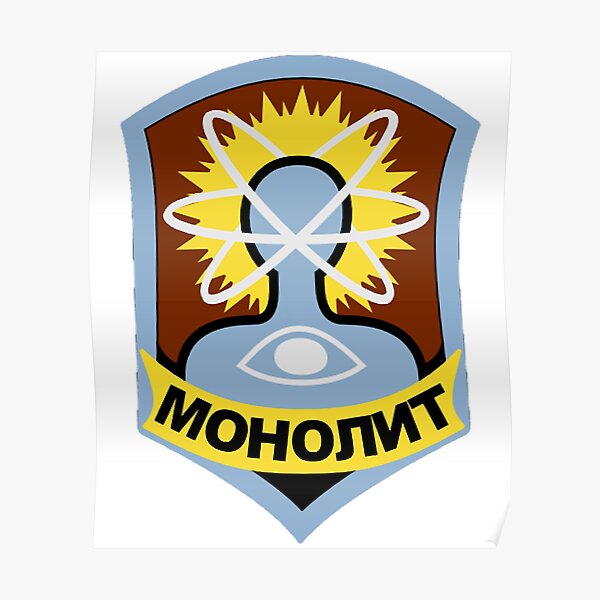 "Monolith Faction Logo STALKER (S.T.A.L.K.E.R.)" Poster for Sale by ...