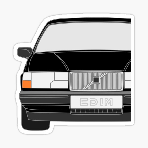 "Volvo 940 Turbo waterfall black color best t-shirt design swedishmetal ...