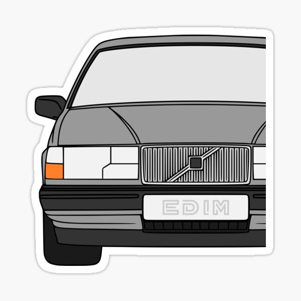 "Volvo 940 Turbo waterfall grey color best t-shirt design swedishmetal ...