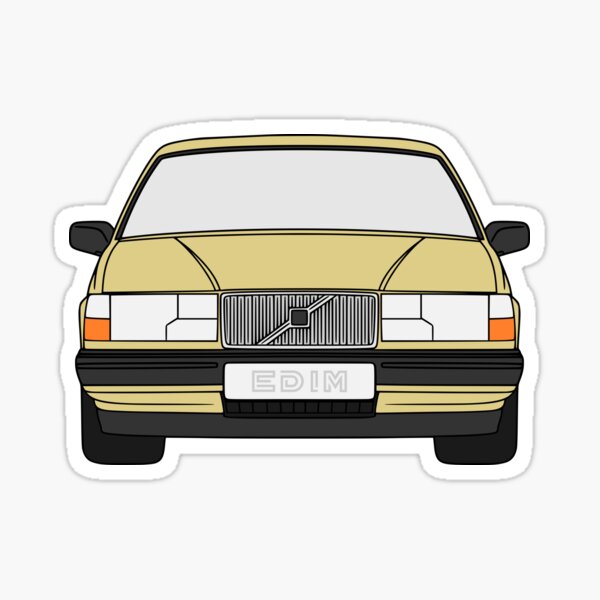 "Volvo 940 Turbo waterfall beige color best t-shirt design swedishmetal ...