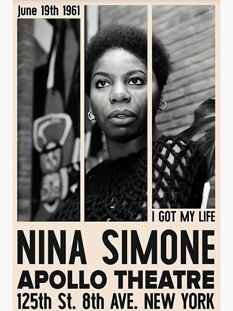 "Nina Jazz Concert Poster " Poster for Sale by samakamikloa | Redbubble