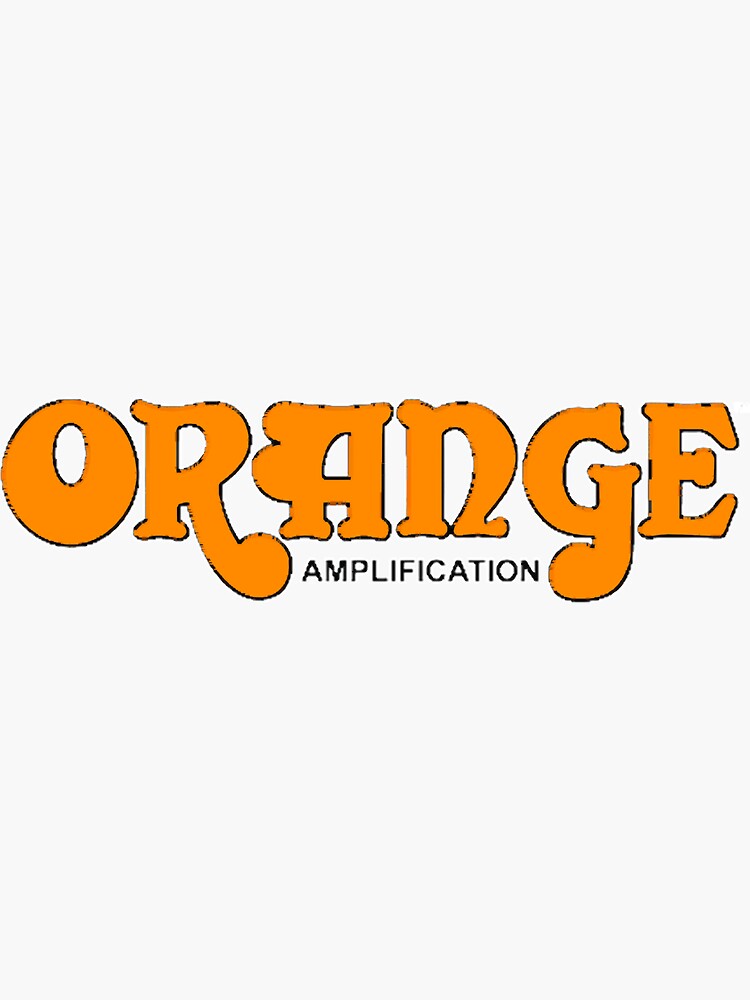 "Orange Amplification " Sticker for Sale by VANCEPHILLIP | Redbubble