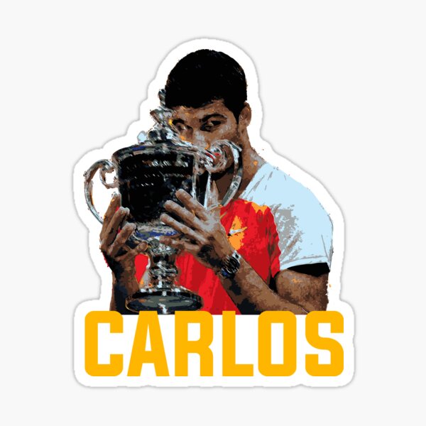 "CARLOS ALCARAZ ERA-PLAYER " Sticker for Sale by BEST-DESIGNZ | Redbubble