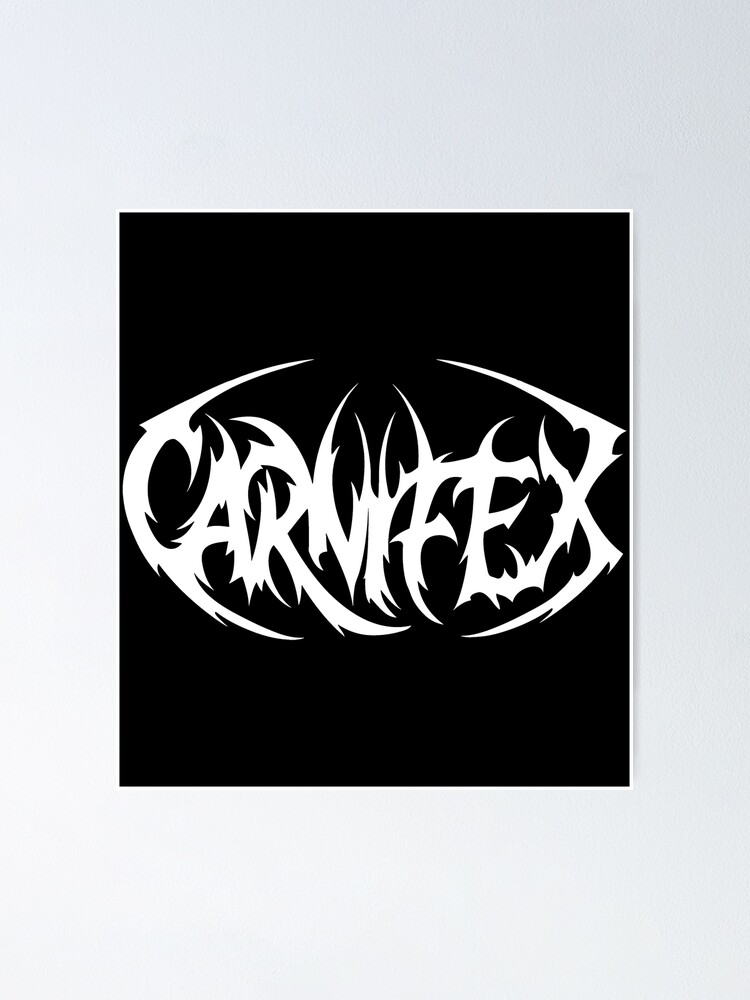 "the real art from carnifex band" Poster for Sale by artinezs5 | Redbubble