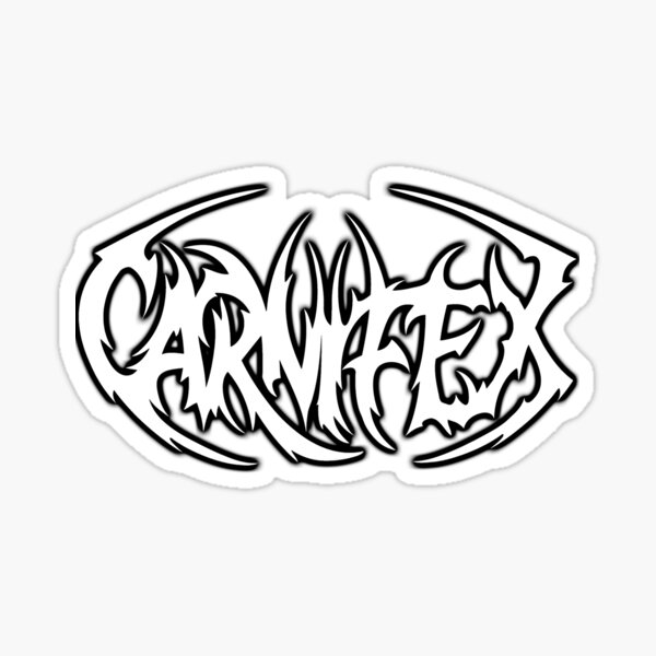 "the real art from carnifex band" Sticker for Sale by artinezs5 | Redbubble
