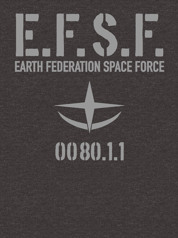 "EFSF Uniform" T-shirt for Sale by cyycyy | Redbubble | gundam t-shirts ...
