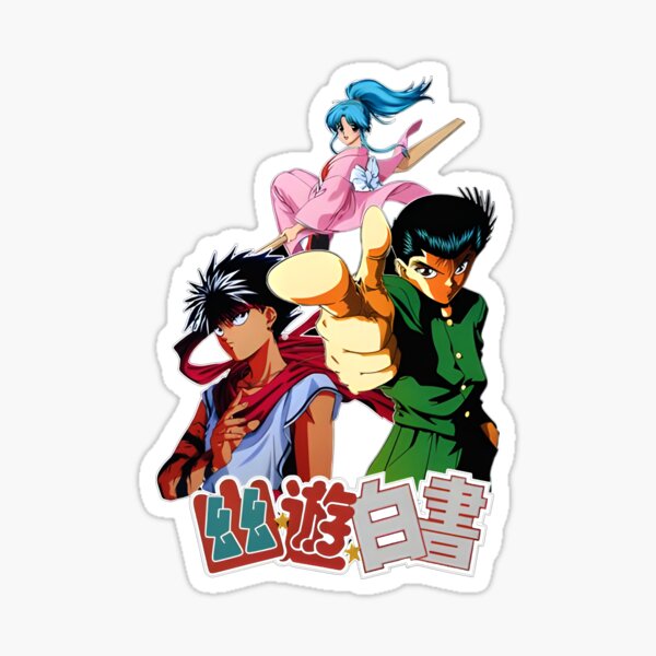 "Cartoon Yu Yu Hakusho" Sticker for Sale by GeroAlbers | Redbubble