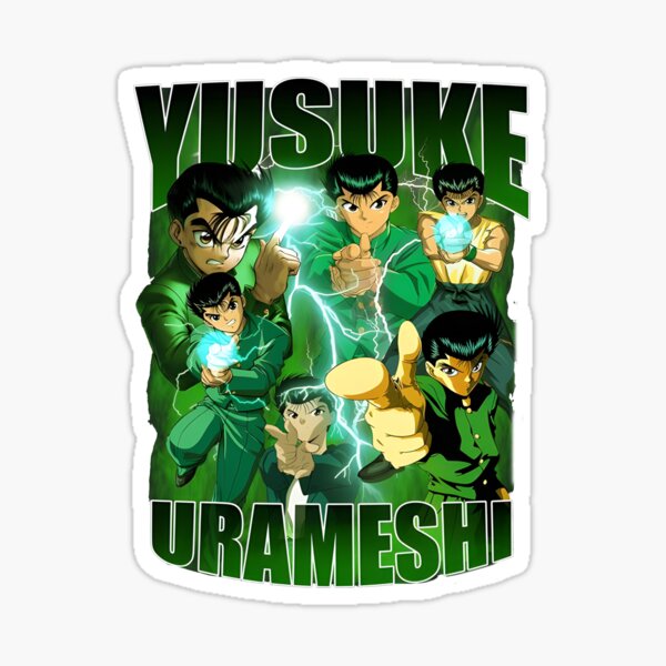"Yu Yu Hakusho art Graphic" Sticker for Sale by GieselaNaumann | Redbubble