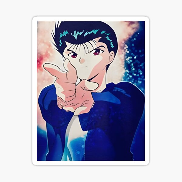 "Yusuke Yu Yu Hakusho" Sticker for Sale by GeroAlbers | Redbubble