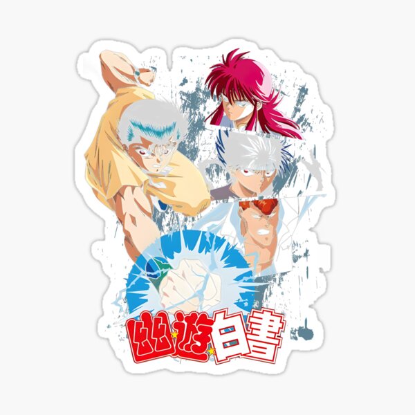 "Yu Yu Hakusho cartoon" Sticker for Sale by GieselaNaumann | Redbubble