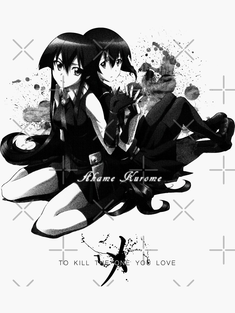 Funny Man Akame Manga Ga Kill Anime T Movie Fans Sticker For Sale