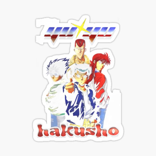 "Yu Yu Hakusho vintage" Sticker for Sale by GieselaNaumann | Redbubble
