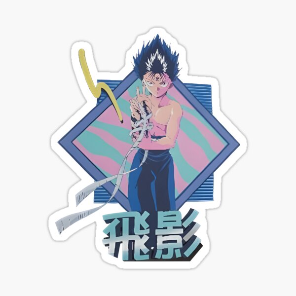 "Yu Yu Hakusho hakusho" Sticker for Sale by GieselaNaumann | Redbubble