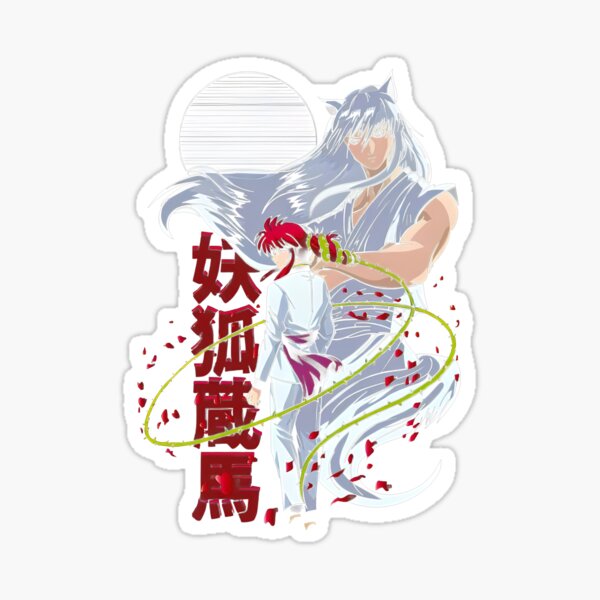 "Kurama Yu Yu Hakusho" Sticker for Sale by LorenzMaurer | Redbubble