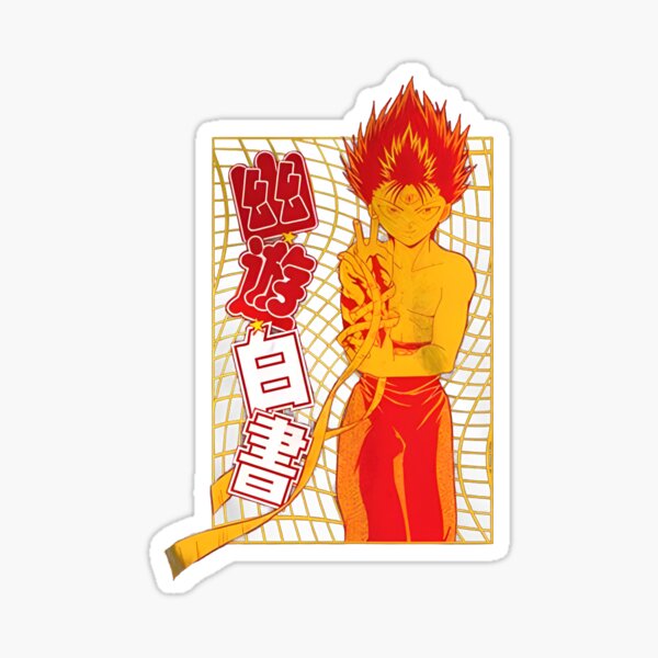 "Classic Yu Yu Hakusho" Sticker for Sale by LorenzMaurer | Redbubble