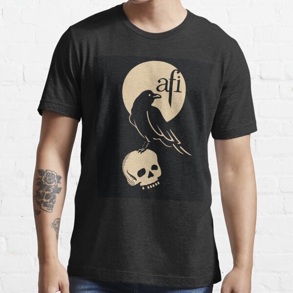 "AFI - crow on skull at midnight graphic for the legendary punk rock ...
