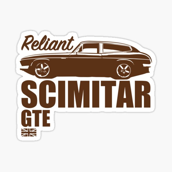 "Reliant Scimitar GTE" Sticker for Sale by DiabloLavori | Redbubble