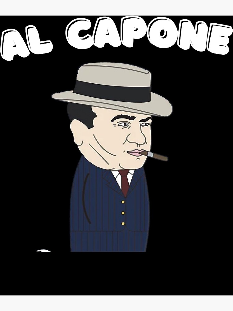 "Al capone oversimplified" Poster for Sale by JurkoaFic | Redbubble