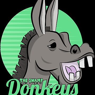 "Day Gifts Heroes The Swamp Donkeys Logo" Sticker for Sale by ...