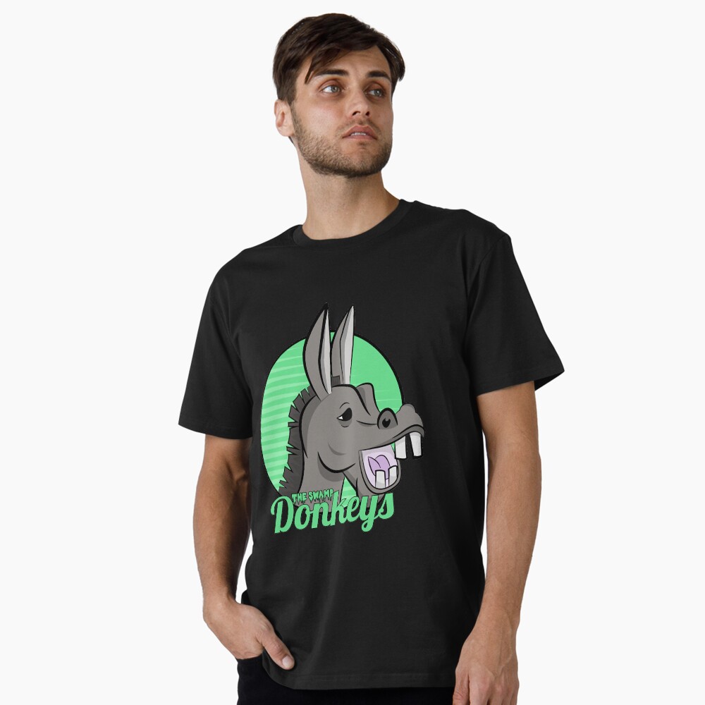 "Day Gifts Heroes The Swamp Donkeys Logo" Sticker for Sale by ...