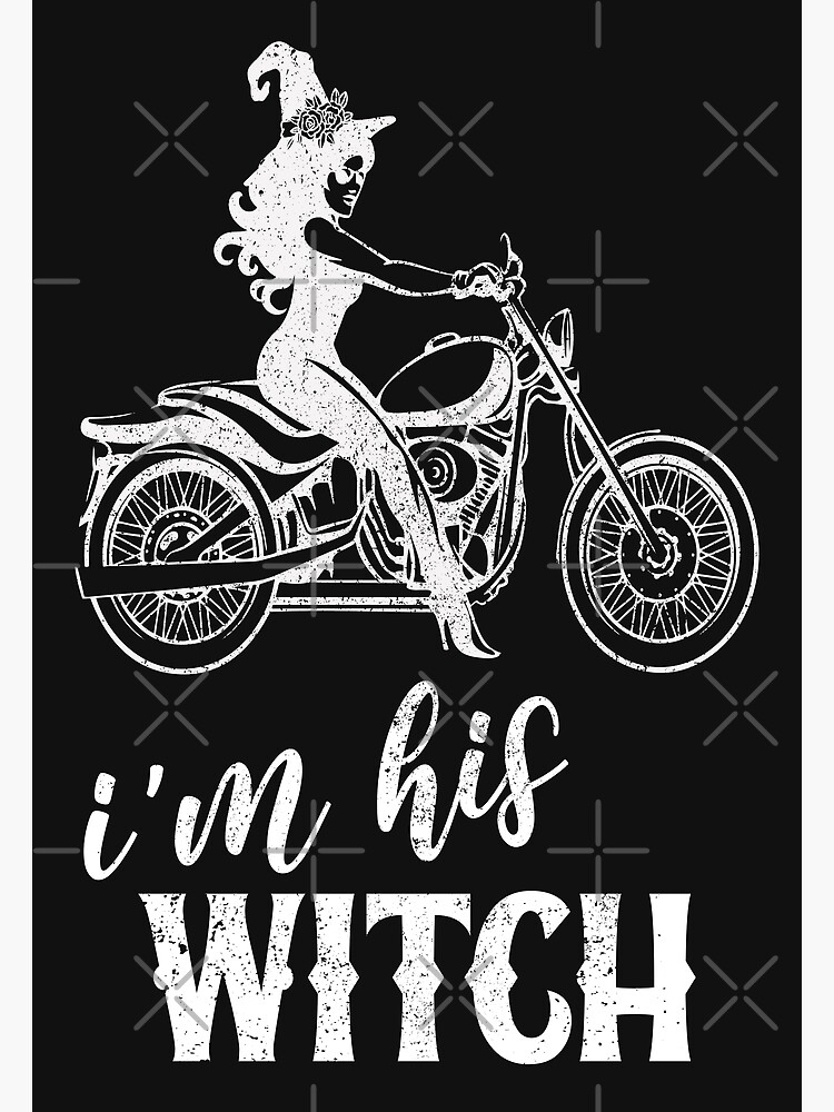 "Motorcycle 2022 Halloween, Biker Witch, Biker Girl, Black, I’m His ...