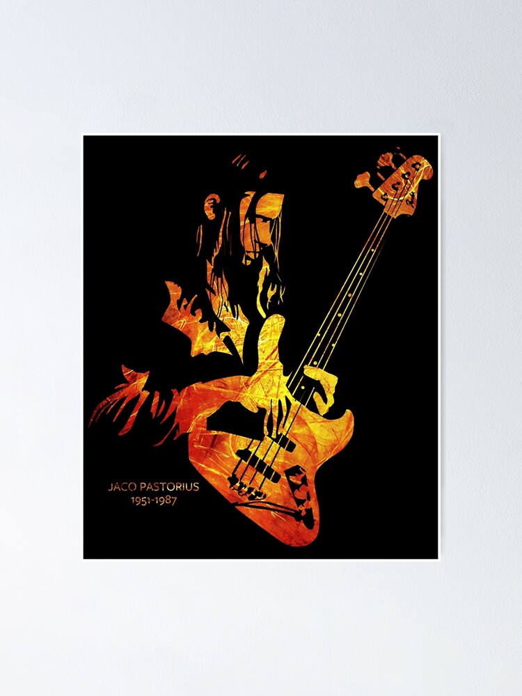 "Jaco Pastorius in Memoriam" Poster for Sale by caitlynransom | Redbubble