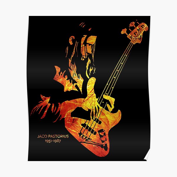 "Jaco Pastorius in Memoriam" Poster for Sale by caitlynransom | Redbubble