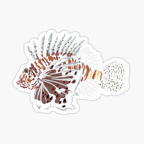 Lionfish Stickers | Redbubble