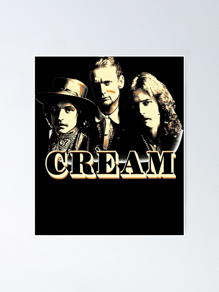"Cream Band" Poster for Sale by freddiehicks1 | Redbubble