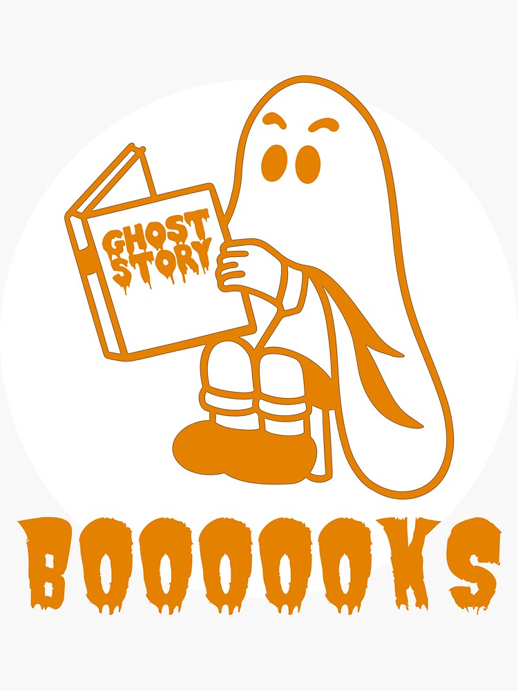 "Library boo crew, cute library halloween design" Sticker for Sale by ...