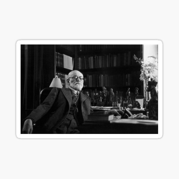 "Psychoanalyst Sigmund Freud" Sticker for Sale by bla47 | Redbubble