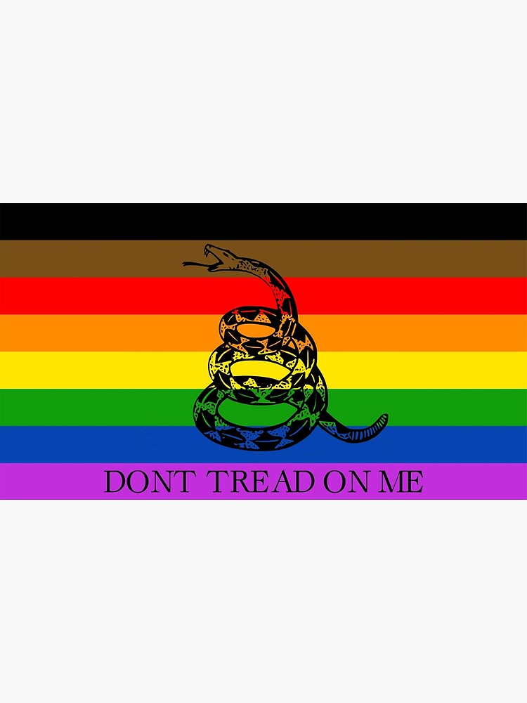 "Don't tread on me Pride flag" Poster for Sale by Raptorson | Redbubble