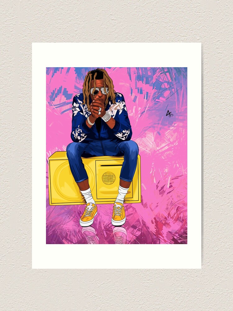 "YOUNG THUG (THUGGER)" Art Print by anjola91 | Redbubble