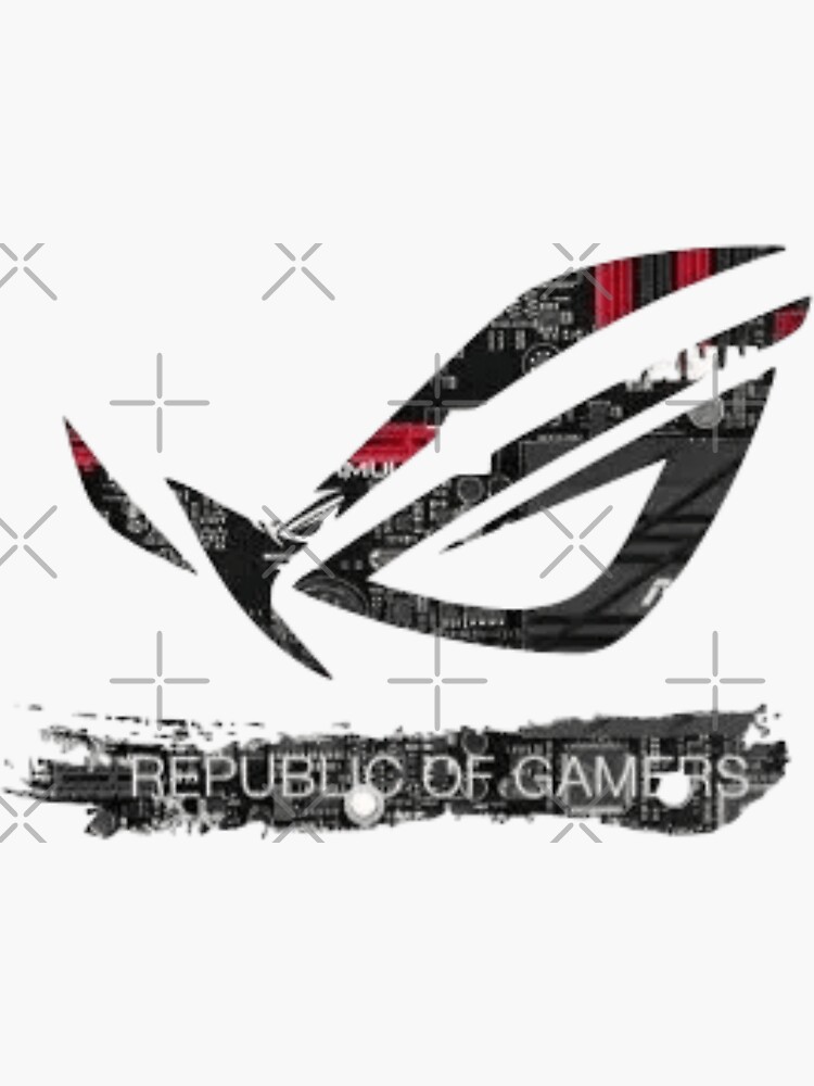 "ROG" Sticker for Sale by SimabKhan007 | Redbubble