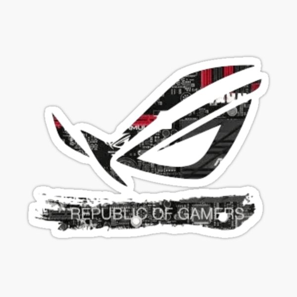 "ROG" Sticker for Sale by SimabKhan007 | Redbubble