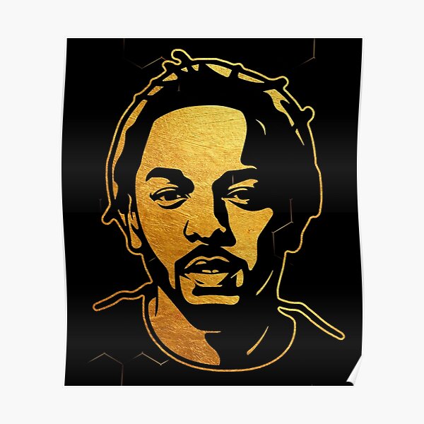 "Kendricks Rapper Poster" Poster for Sale by ShereeTratt | Redbubble