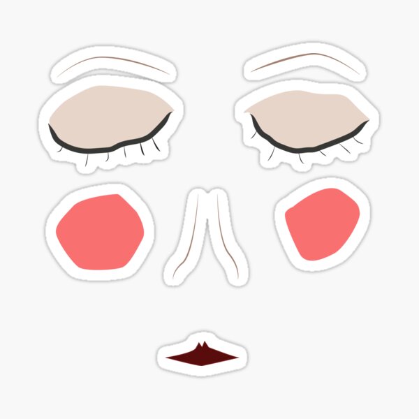 "Woman Face" Sticker for Sale by turquoisethings | Redbubble